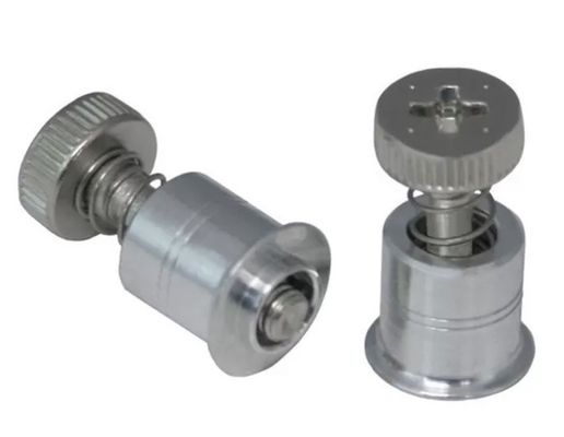 Captive M3 M4 Spring Loaded Screw Fasteners Stainless Steel Material